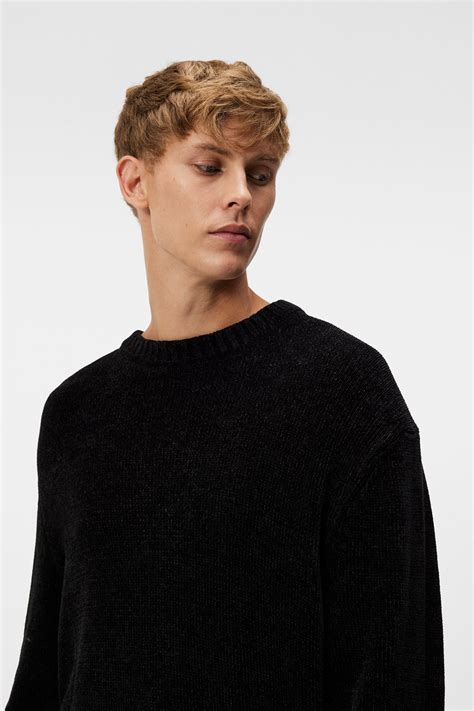 Charles Chenille Sweater Black Jlindeberg