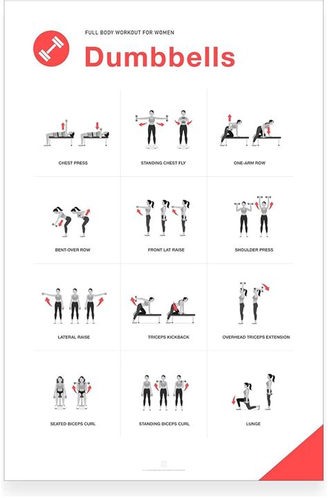 10 Best Dumbbell Exercises Chart Printable Pdf For Free At 42 Off