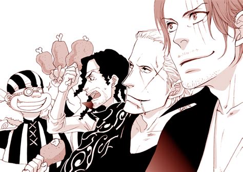 Haji Hajiccom Benn Beckman Lucky Roux Shanks One Piece Yasopp