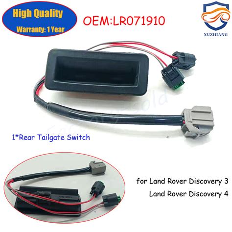 Rear Tailgate Door Release Handle Switch Lr071910 For Land Rover