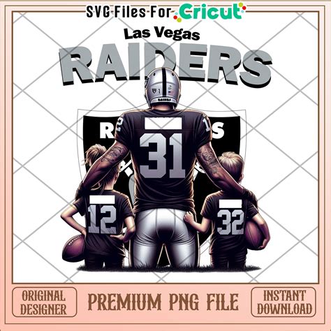 Las Vegas Raiders Fan Art Design For Cricut Premium Png File Svg