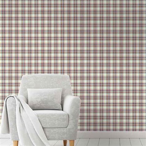 Papel De Parede Adesivo Xadrez Colorido