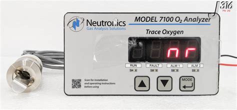 34133 Neutronics Oxygen Analyzer Model 7100 W Sensor 7100e 02 7124be