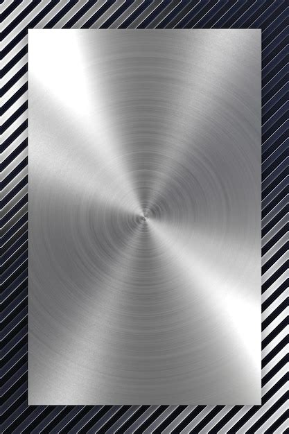 Premium Photo Circular Anisotropic Brushed Metal Texture
