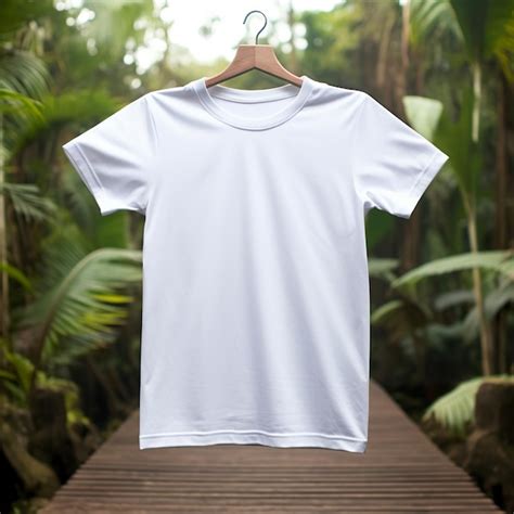 Premium Photo White Tshirt Mockup