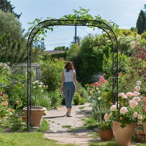 Flat Top Garden Trellis Unique Metal Garden Arch Jardineer