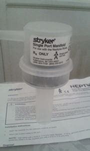 Stryker Neptune 2 Single Port Manifold 4 Port Manifold With Specimen