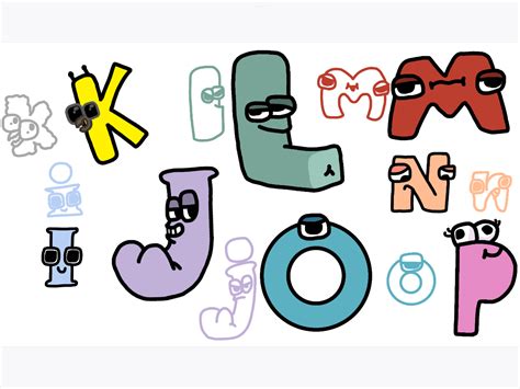 Alphabet Lore Daily Drawings 9 10 11 12 13 14 15 And 16 I J K