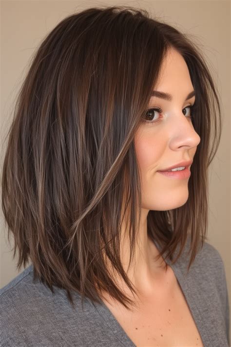 45 Layered Lob Haircuts Stylish Hair Ideas Shoulder Length Hair Lob