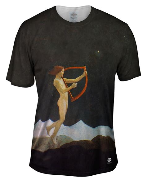 Sascha Schneider Moon Night 1906 Mens T Shirt Yizzam