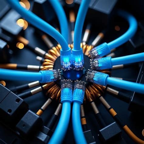 Free Radial Cable Array Image Network Cables Connectivity