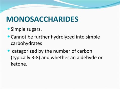 Fischer Projections Of Monosaccharides Pptx