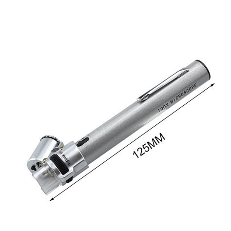 100x With Led Light Magnifying Glass Lens Handheld Vicedeal