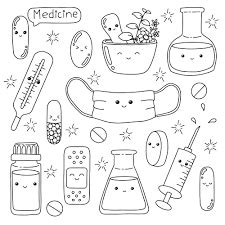 Cositas Kawaii 7u7 Enfermera Para Colorear Libros Para Colorear