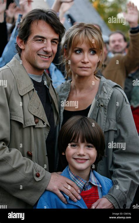 Hans Werner Meyer Lino Sliskovic Anja Kling Photocall For German Tv Movie Der Untergang Der