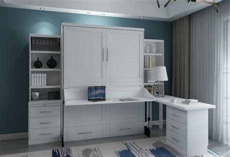 New Yorker Murphy Bed Hidden Desk Artofit