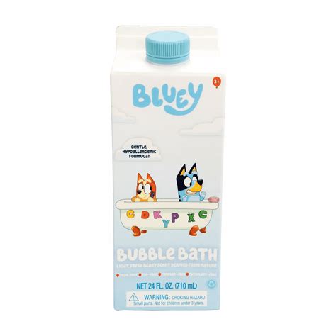 2 Pack Happy Bubble Bluey Bubble Bath 24oz Berry Scent