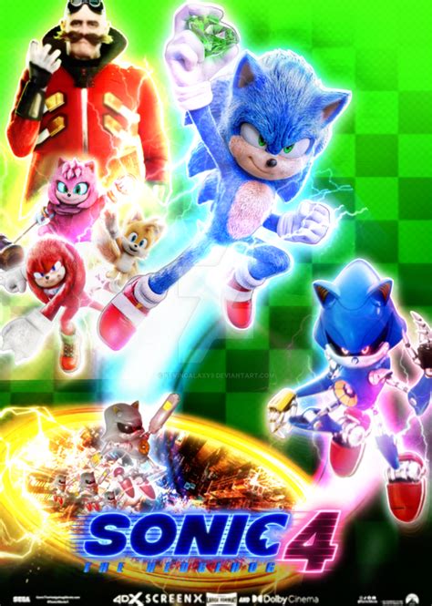 Custom Sonic Movie 4 Poster Made By Me By Kevingalaxy9 On Deviantart