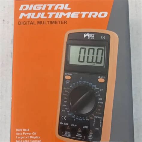 Multímetro Digital FerreterÍa Y Utiles Del Hogar 🛠 Tienda La 110 El Yerro Menú