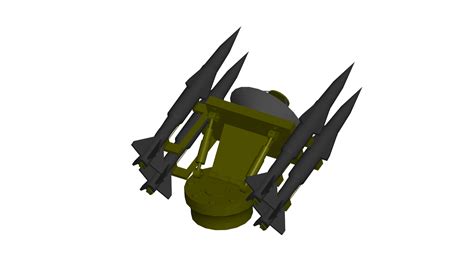 Obj File Rapier Missile System・3d Print Design To Download・cults