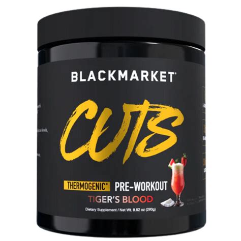 Blackmarket Cuts Pre Workout ⋆ Maxfit Sports Nutrition
