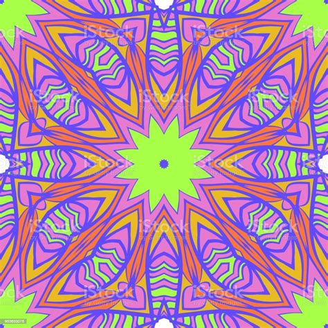 아름 다운 기하학적 꽃 장식입니다 완벽 한 아트 데코 패턴입니다 벡터 일러스트 레이 션 디자인 벽지 초대에 대 한 0명에 대한