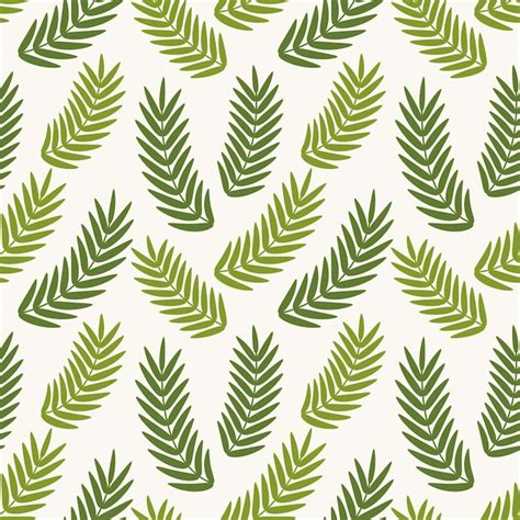Premium Vector Leaves Seamless Pattern