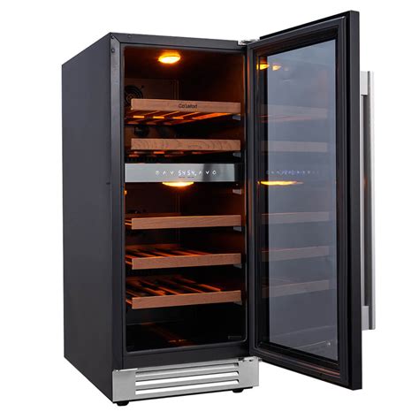 Calefort 15 Inch Panel Ready Dual Zone Wine Fridge