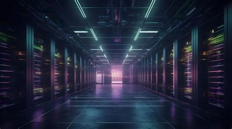 Premium Ai Image Server Room Or Data Centre Providing Controlled And Secure Environment For