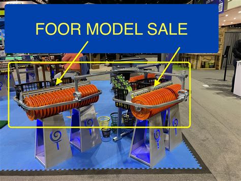 Show Floor Model Innovator® Range Picker Orange Discs Thrasher Golf