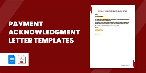 11 Payment Acknowledgment Letter Templates Free Pdf Doc Formats