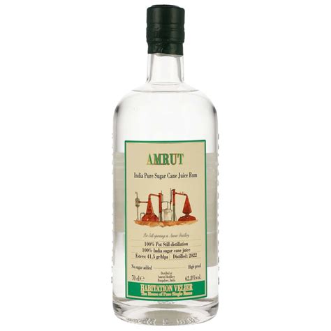 Habitation Velier Amrut India Pure Sugar Cane Juice Rum 7288