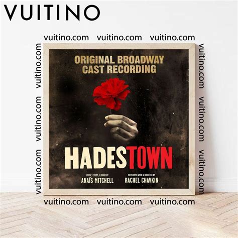 Hadestown Broadway Cast Recording Square Poster No Frame