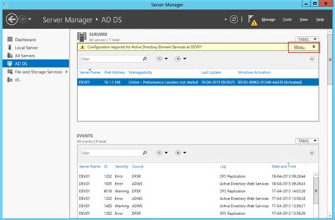 configure active directory windows server 2012 egeek