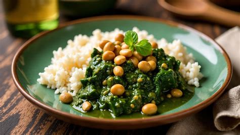 Muamba De Ginguba Com Kizaca Spinat Erdnusssauce Creatable Rezept