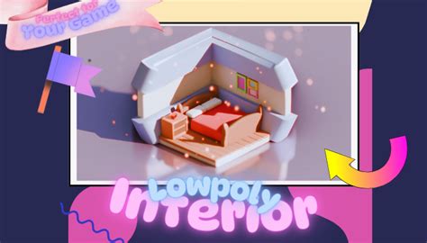 Low Poly Interior 3d Asset Gamedev Market