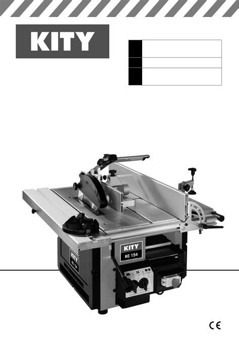 Bedienungsanleitung Scheppach K6 154 Kity Seite 1 Von 56 Deutsch
