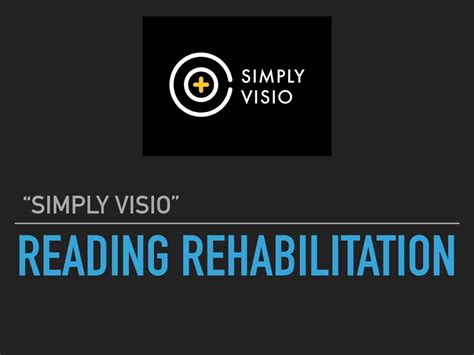 Pdf Simply Visio” Reading Rehabilitation Dokumentips