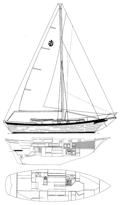 Downeaster 38 Sailboatdata