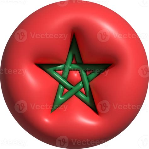 Morocco Flag Circle 3d 22501567 Png