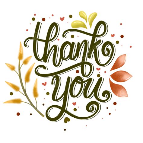 Thank You On Hand Lettering Typography Lettering Calligraphy Png
