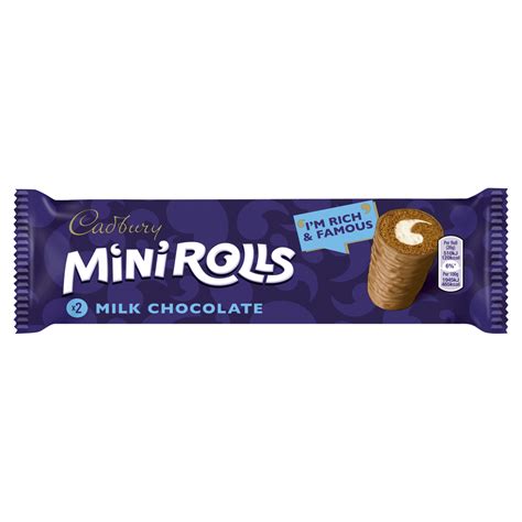 Cadbury Mini Rolls 2 Milk Chocolate One Stop
