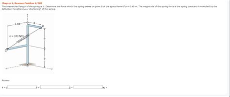Solved Chapter 2 Reserve Problem 2083 The Unstretched