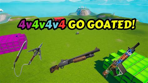 🐐 4v4v4v4 Go Goated 🐐 9646 0140 9142 By Mysticfnw Fortnite Creative