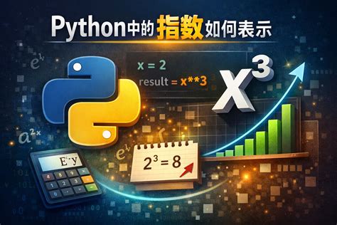Python中的指数如何表示 Python中的指数如何表示