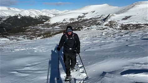 Hiking Colorados Mount Bierstadt In Winter Conditions Youtube