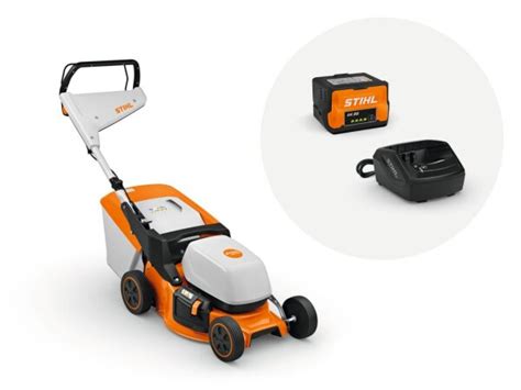 Stihl Akku Rasenmäher Rma 243 Mit Akku Ak 20 Und Ladegerät Al 101 Bei