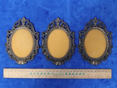 Lot 3 Small Brass Frames