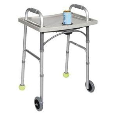 Drive Medical Universal Walker Tray With Cup Holder 23 W X 17 D X 1