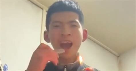 Man Briefly Sets His Entire Head On Fire Ebaums World